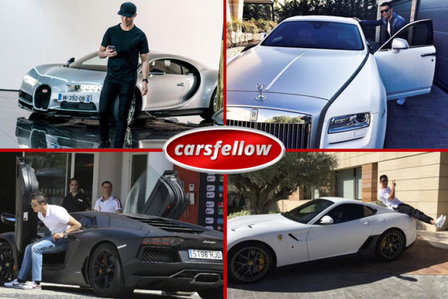 Spectacular Car Collection of Super Sportsman Cristiano Ronaldo - Cars ...
